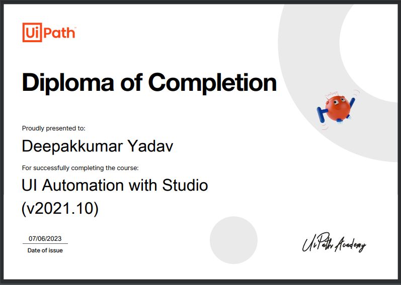 Deepak Kumar Yadav on LinkedIn: I’m happy to share that I’ve obtained a ... Deepak Kumar Yadav on LinkedIn: I’m happy to share that I’ve obtained a ...
