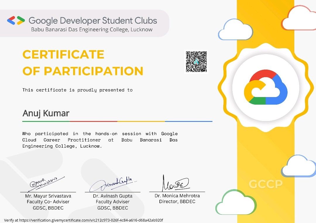ANUJ KUMAR on LinkedIn: #connections #share #certificate #google # ... ANUJ KUMAR on LinkedIn: #connections #share #certificate #google # ...