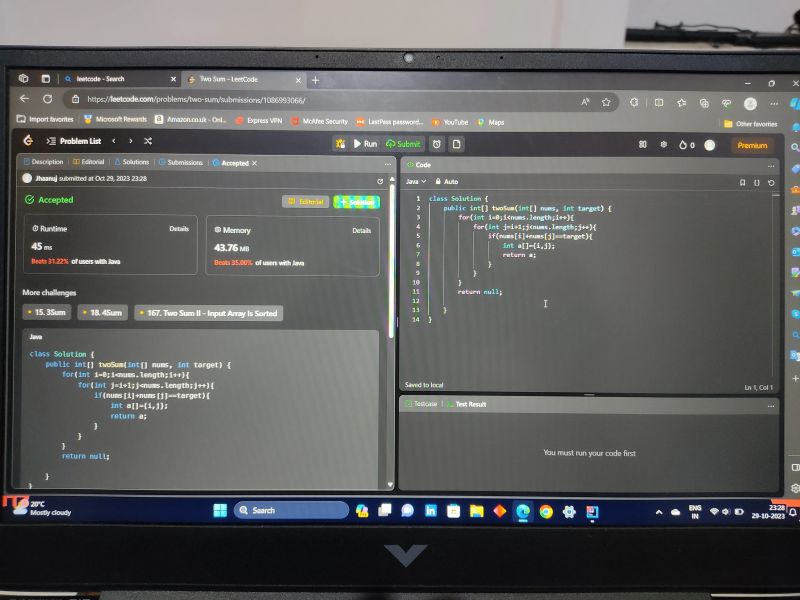 Anuj Jha on LinkedIn: #dsa #dsachallenge #leetcode #apnacollege #coding Anuj Jha on LinkedIn: #dsa #dsachallenge #leetcode #apnacollege #coding