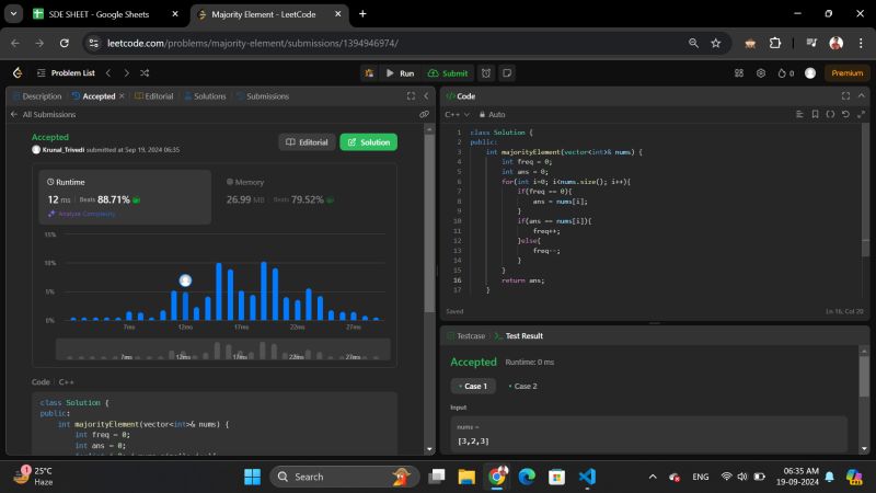 Krunal Trivedi on LinkedIn: #leetcode #cpp #mooresvotingalgorithm # ... Krunal Trivedi on LinkedIn: #leetcode #cpp #mooresvotingalgorithm # ...