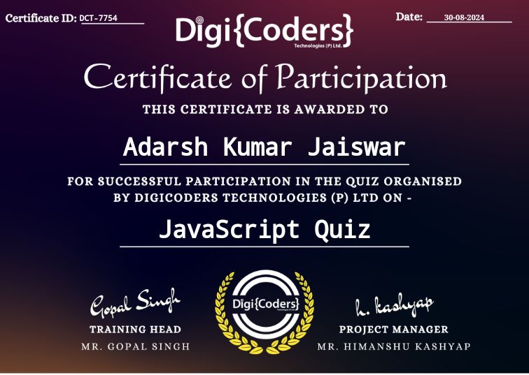 Adarsh Kumar Jaiswar on LinkedIn: #javascript #webdevelopment # ... Adarsh Kumar Jaiswar on LinkedIn: #javascript #webdevelopment # ...