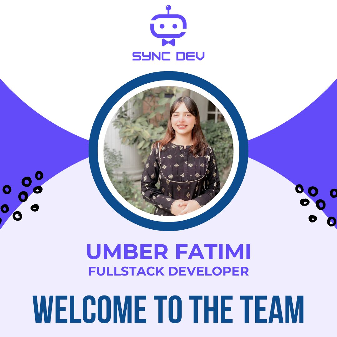 Umber Fatimi on LinkedIn: #fullstackdeveloper #teamsyncdevai # ... Umber Fatimi on LinkedIn: #fullstackdeveloper #teamsyncdevai # ...