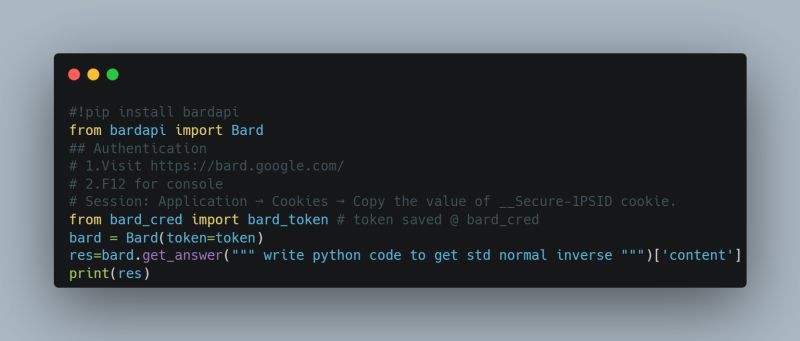 Manali Parit on LinkedIn: #googlebard #python Manali Parit on LinkedIn: #googlebard #python