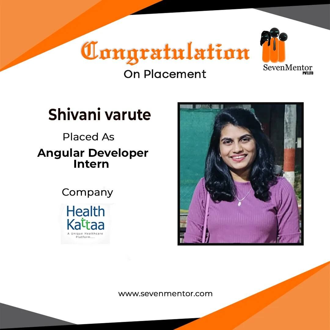 SevenMentor Pvt Ltd on LinkedIn: #placementsuccess #congratsshivani # ... SevenMentor Pvt Ltd on LinkedIn: #placementsuccess #congratsshivani # ...