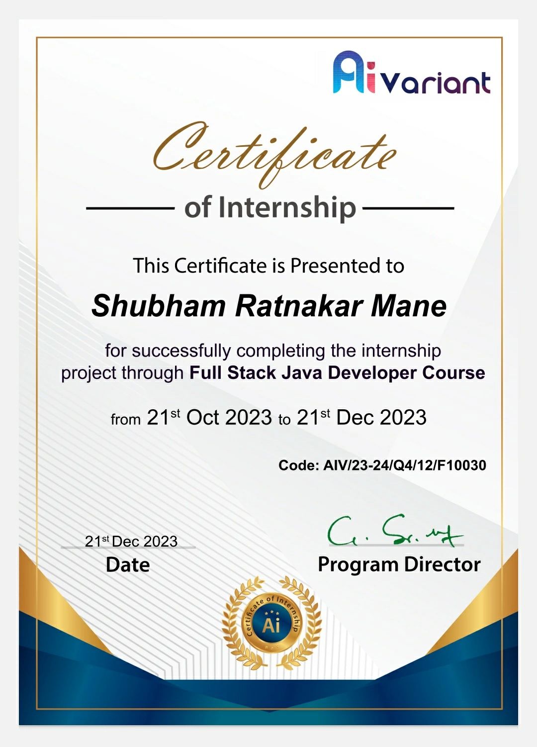 Hello connection, | SHUBHAM MANE Hello connection, | SHUBHAM MANE