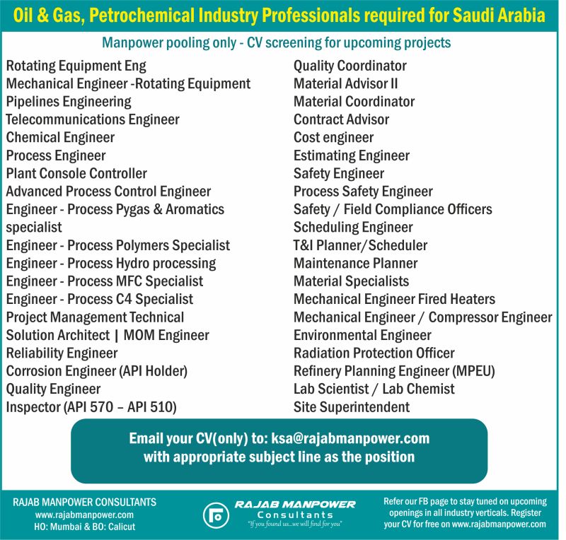 Mohammad Dilbar Shaikh on LinkedIn: #jobsinsaudiarabia #hiring # ... Mohammad Dilbar Shaikh on LinkedIn: #jobsinsaudiarabia #hiring # ...