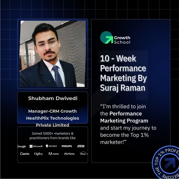 Launching GrowthSchool's Performance Marketing Program | Shubham ... Launching GrowthSchool's Performance Marketing Program | Shubham ...