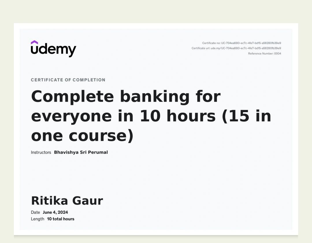 Ritika Gaur on LinkedIn: #udemy #udemy #complete Ritika Gaur on LinkedIn: #udemy #udemy #complete