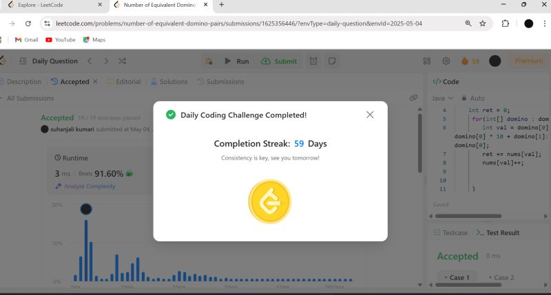 #100daysofcode #leetcode #techcommunity #day59 #codingjourney ... #100daysofcode #leetcode #techcommunity #day59 #codingjourney ...