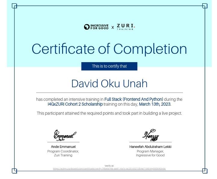 David Unah on LinkedIn: #webdevelopment #javascript #programming #python David Unah on LinkedIn: #webdevelopment #javascript #programming #python