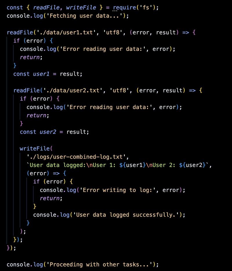 Dina Fine on LinkedIn: #nodejs #javascript #backend #nodejs #callback # ... Dina Fine on LinkedIn: #nodejs #javascript #backend #nodejs #callback # ...
