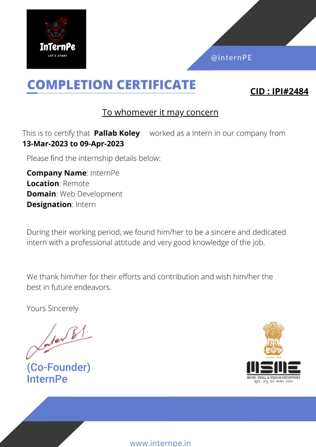 Pallab koley on LinkedIn: #helloconnections #internpe #webdevelopment # ... Pallab koley on LinkedIn: #helloconnections #internpe #webdevelopment # ...
