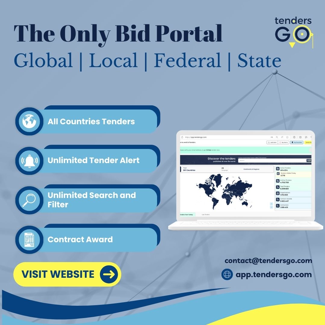 TendersGo / Global Tenders and Bids Company on LinkedIn: TendersGo ... TendersGo / Global Tenders and Bids Company on LinkedIn: TendersGo ...