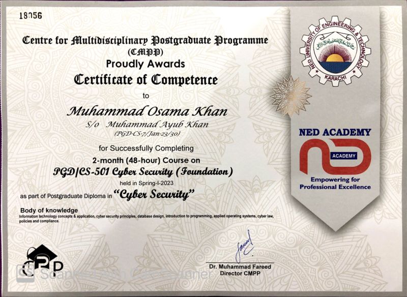 Muhammad Osama Khan on LinkedIn: #cybersecurity Muhammad Osama Khan on LinkedIn: #cybersecurity