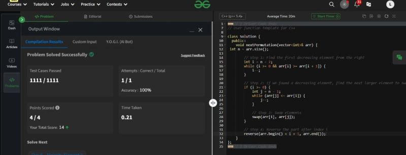 Lucky Ojha on LinkedIn: #geeksforgeeks #techjourney #codingchallenge # ... Lucky Ojha on LinkedIn: #geeksforgeeks #techjourney #codingchallenge # ...