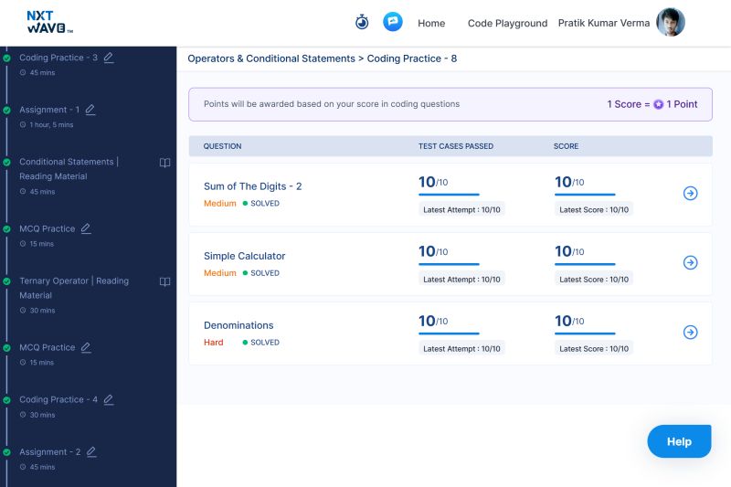 Pratik Verma on LinkedIn: #ccbp #nxtwave #nxtwaveccbp #day21 ... Pratik Verma on LinkedIn: #ccbp #nxtwave #nxtwaveccbp #day21 ...