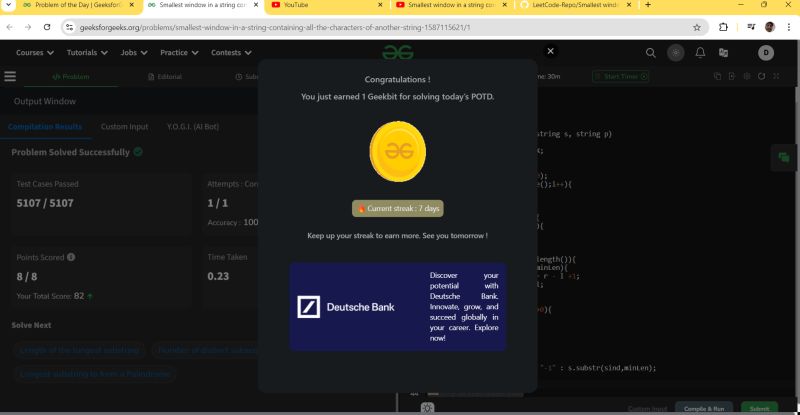 Deepak Mishra on LinkedIn: #day7done #codingchallenge #potd # ... Deepak Mishra on LinkedIn: #day7done #codingchallenge #potd # ...