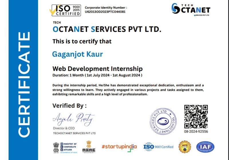 Gaganjot Kaur on LinkedIn: #webdevelopment #internship #techjourney # ... Gaganjot Kaur on LinkedIn: #webdevelopment #internship #techjourney # ...