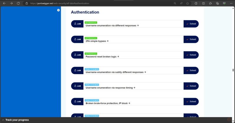 Vivek Mangale on LinkedIn: #portswigger #websecurity #authentication # ... Vivek Mangale on LinkedIn: #portswigger #websecurity #authentication # ...