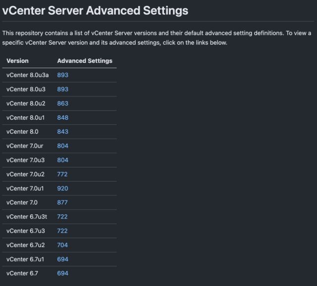 vCenter Server Advanced Settings Reference | Rdan AlSadrah vCenter Server Advanced Settings Reference | Rdan AlSadrah