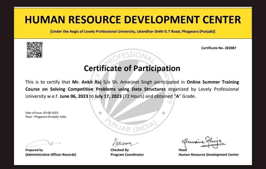 Ankit Raj on LinkedIn: #datastructures #algorithms # ... Ankit Raj on LinkedIn: #datastructures #algorithms # ...