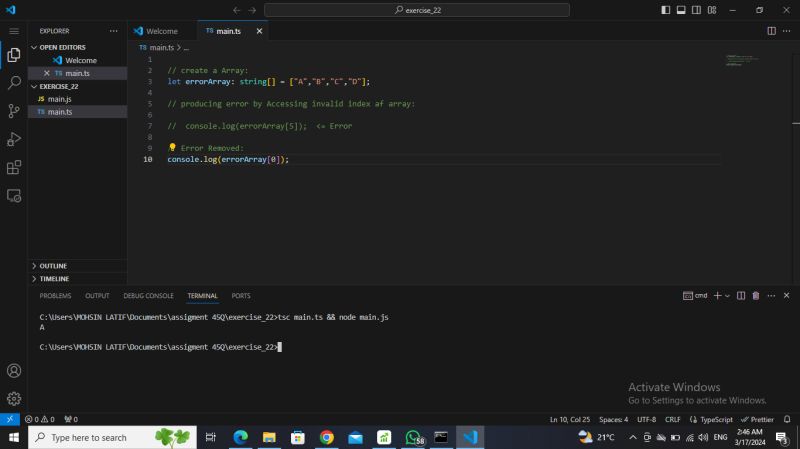Exercise 22: Intentional Error: If you haven’t received an array index ... Exercise 22: Intentional Error: If you haven’t received an array index ...