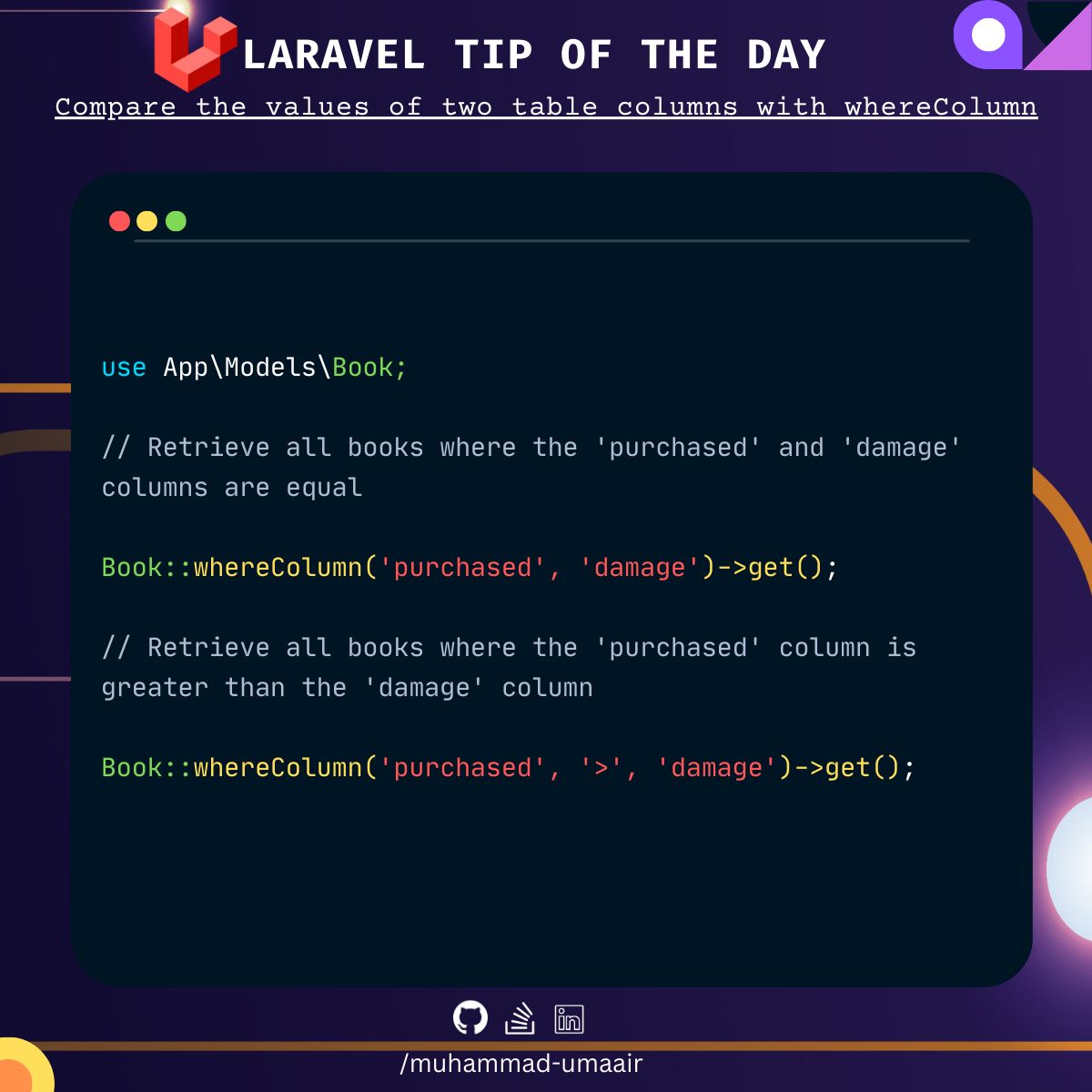 Muhammad Umair on LinkedIn: #laravel #php #eloquent #webdevelopment # ... Muhammad Umair on LinkedIn: #laravel #php #eloquent #webdevelopment # ...