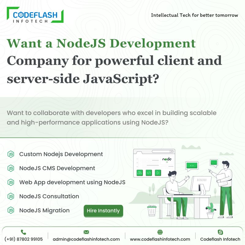 Codeflash Infotech on LinkedIn: #potential #nodejs #designing # ... Codeflash Infotech on LinkedIn: #potential #nodejs #designing # ...
