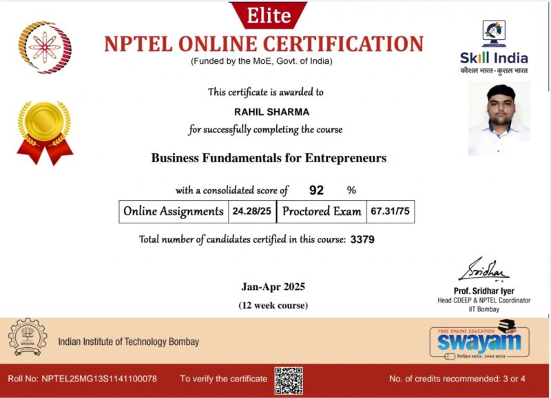 #entrepreneurship #businessfundamentals #nptel #iitbombay #skillindia ... #entrepreneurship #businessfundamentals #nptel #iitbombay #skillindia ...