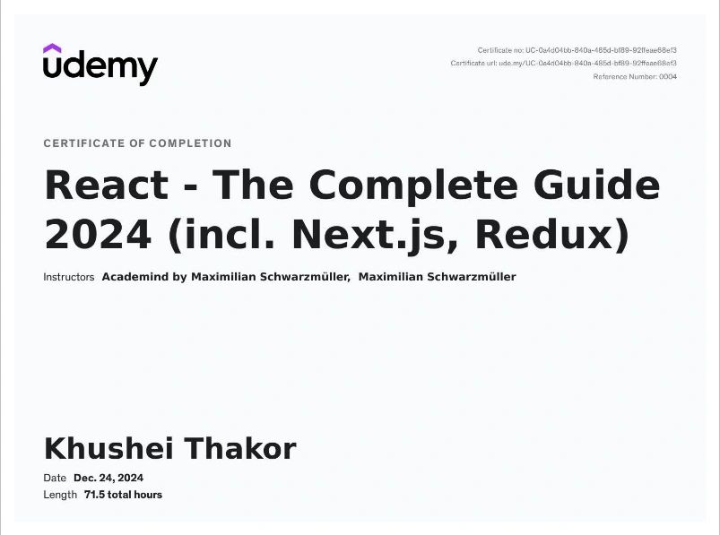 Khushi Thakor on LinkedIn: #react #nextjs #redux #webdevelopment # ... Khushi Thakor on LinkedIn: #react #nextjs #redux #webdevelopment # ...