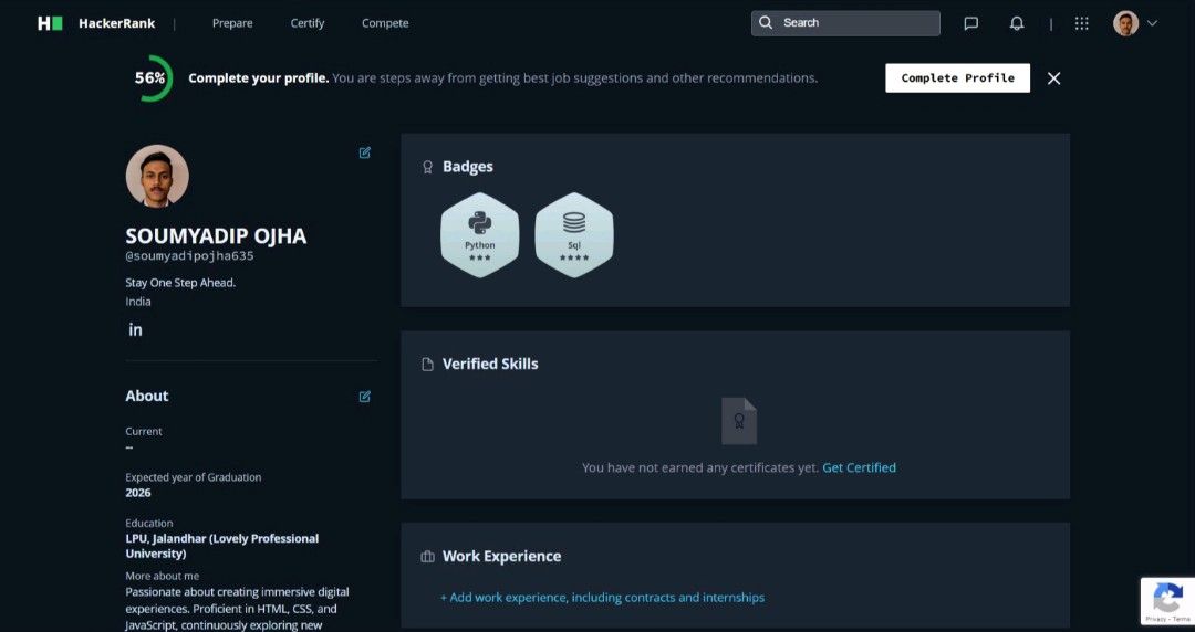 Soumyadip Ojha on LinkedIn: #hackerrank #sqlmilestone #4starrating # ... Soumyadip Ojha on LinkedIn: #hackerrank #sqlmilestone #4starrating # ...