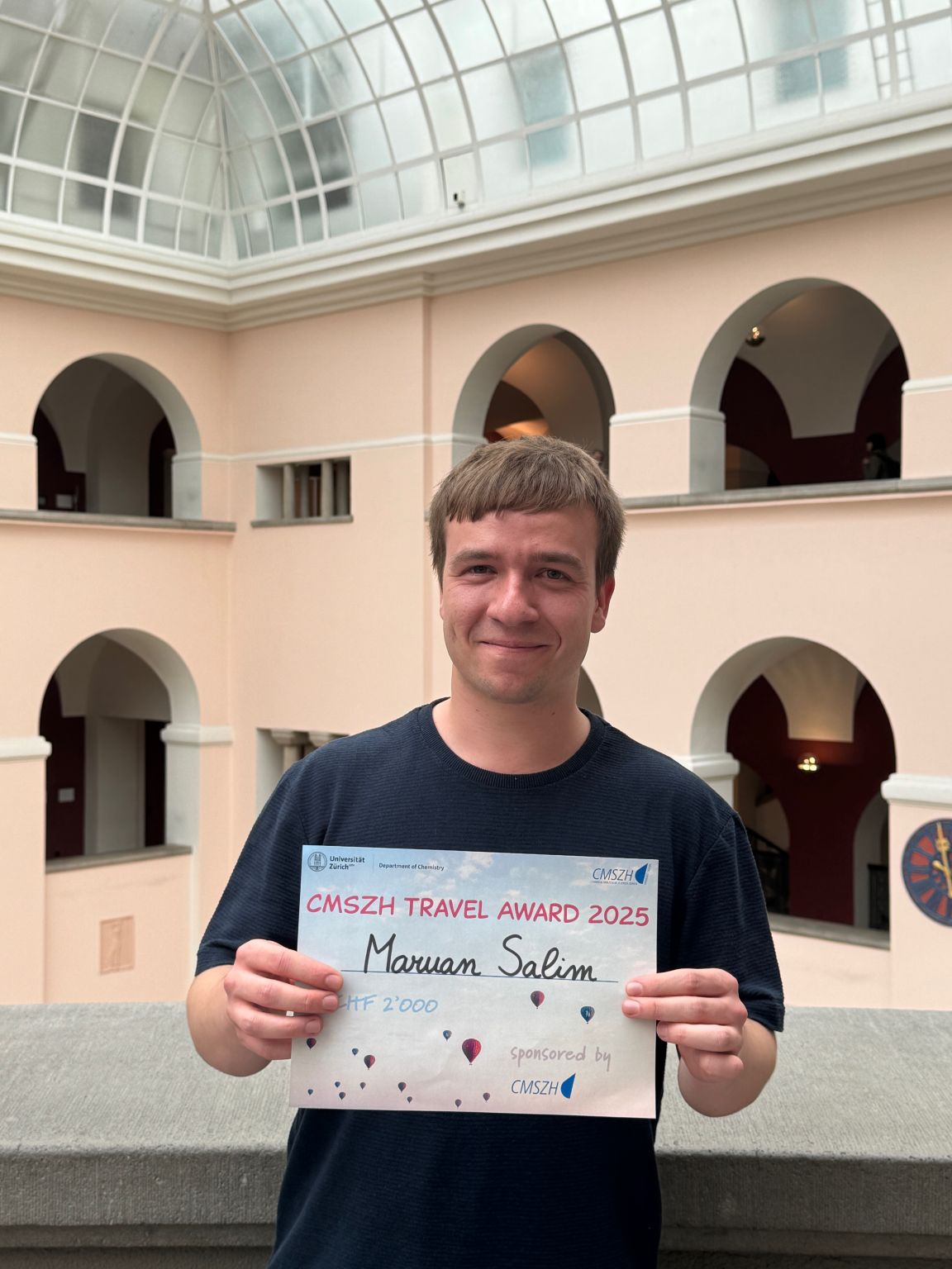 Congratulations to our #PhD student Maruan Salim for winning the CMSZH ... Congratulations to our #PhD student Maruan Salim for winning the CMSZH ...