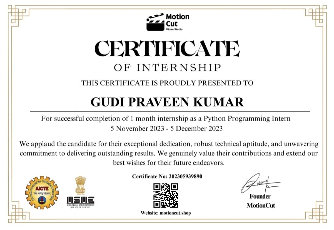 Praveen Kumar on LinkedIn: #motioncut #pythonprogramming #python Praveen Kumar on LinkedIn: #motioncut #pythonprogramming #python