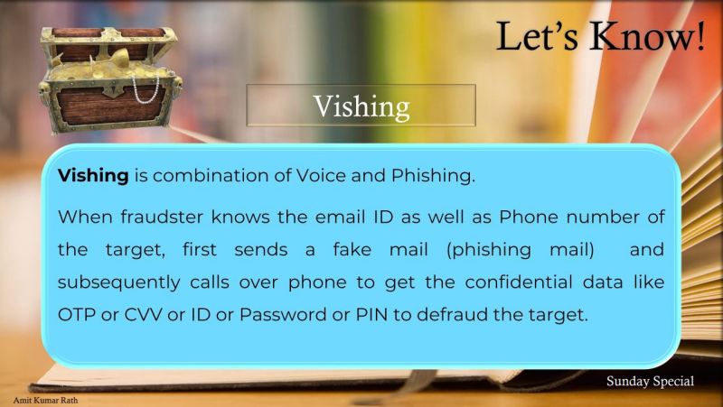 Amit Kumar Rath on LinkedIn: Let’s Know Vishing! https://lnkd.in/dX2EqcQU Amit Kumar Rath on LinkedIn: Let’s Know Vishing! https://lnkd.in/dX2EqcQU