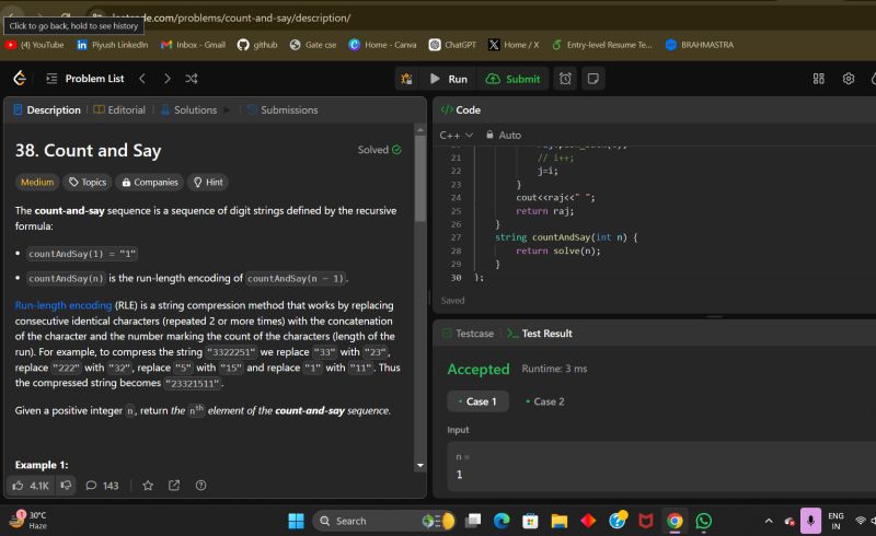 Piyush Raj on LinkedIn: #leetcode #codingchallenge #84daysofcode # ... Piyush Raj on LinkedIn: #leetcode #codingchallenge #84daysofcode # ...
