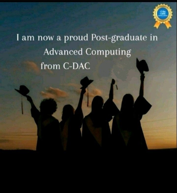 I am happy to share that I have completed my Post graduate diploma in ... I am happy to share that I have completed my Post graduate diploma in ...
