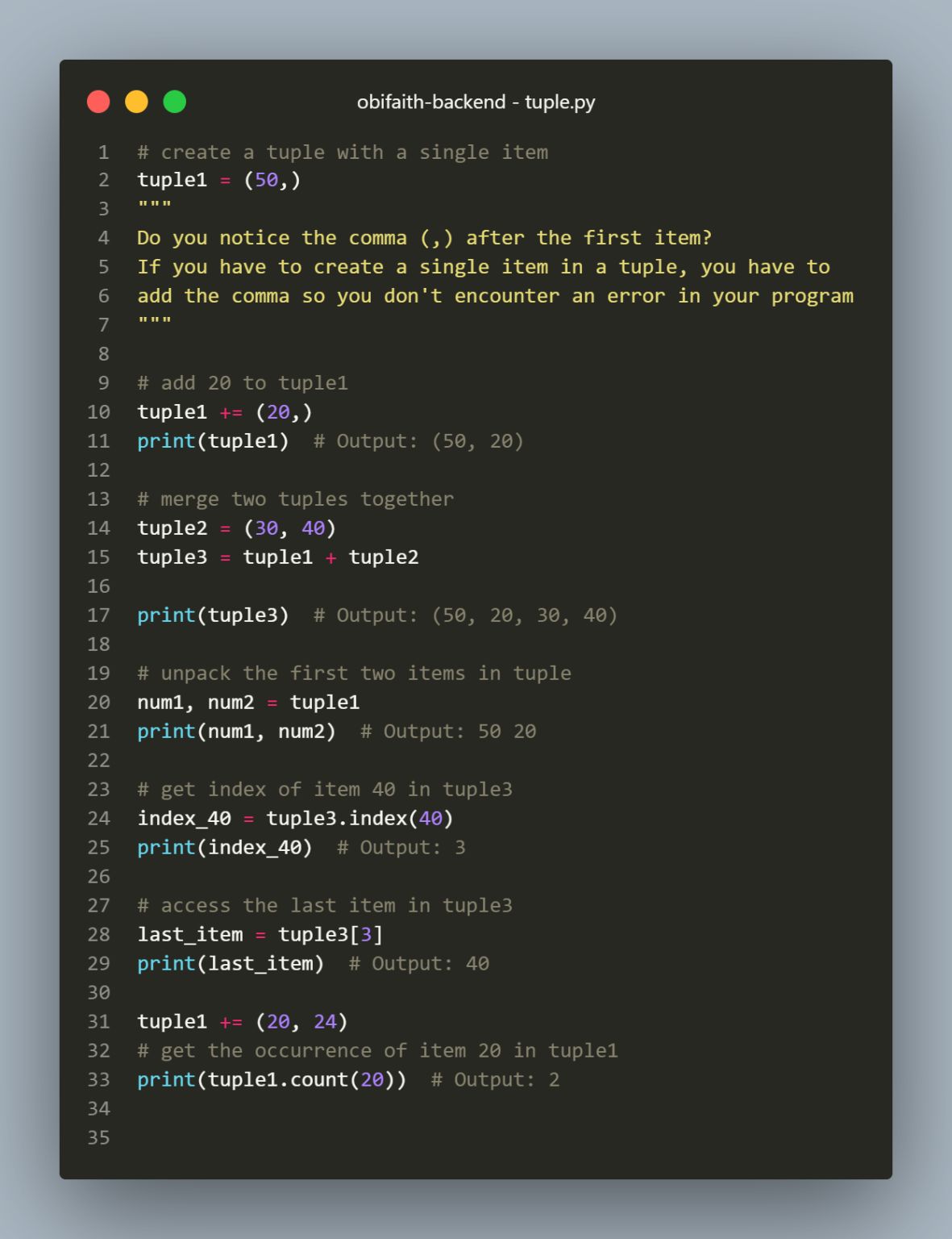 Faith Obi on LinkedIn: #python #backenddevelopment #coding # ... Faith Obi on LinkedIn: #python #backenddevelopment #coding # ...