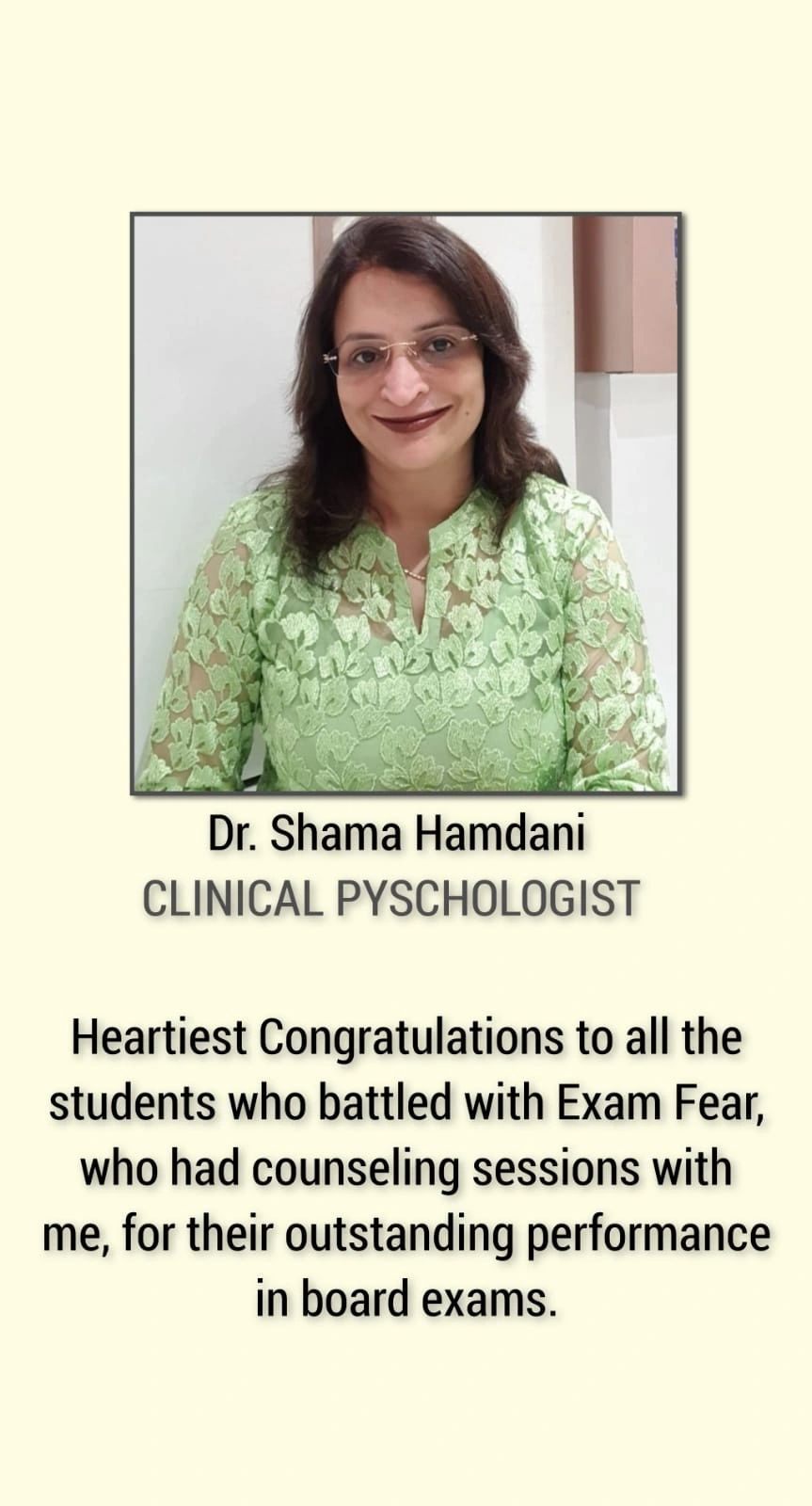 Dr Shama Hamdani posted on LinkedIn Dr Shama Hamdani posted on LinkedIn