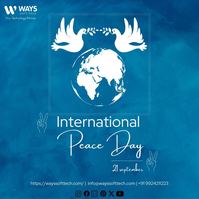 Ways Software Technologies LLP on LinkedIn: #internationalpeaceday # ... Ways Software Technologies LLP on LinkedIn: #internationalpeaceday # ...