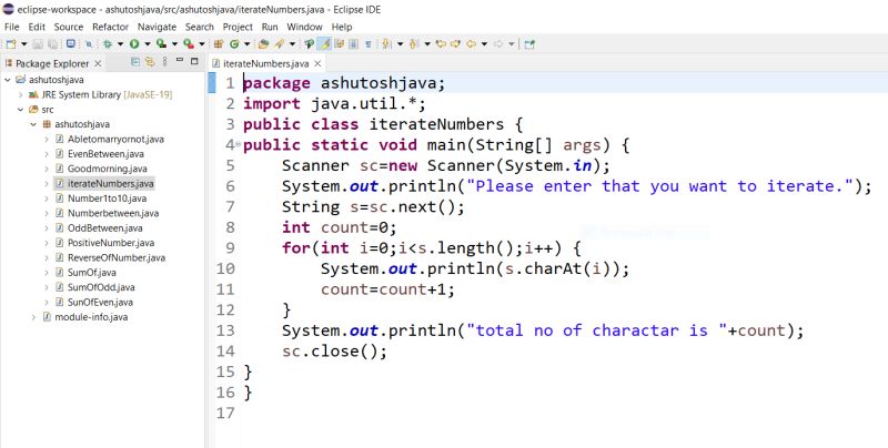 Ashutosh Tripathi on LinkedIn: Write a simple java program to iterate ... Ashutosh Tripathi on LinkedIn: Write a simple java program to iterate ...
