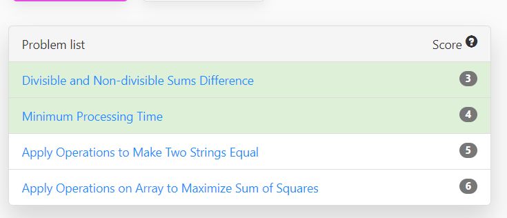 Rohit Sanam on LinkedIn: LeetCode - Weekly Contest 366 Problem 1: Its a ... Rohit Sanam on LinkedIn: LeetCode - Weekly Contest 366 Problem 1: Its a ...