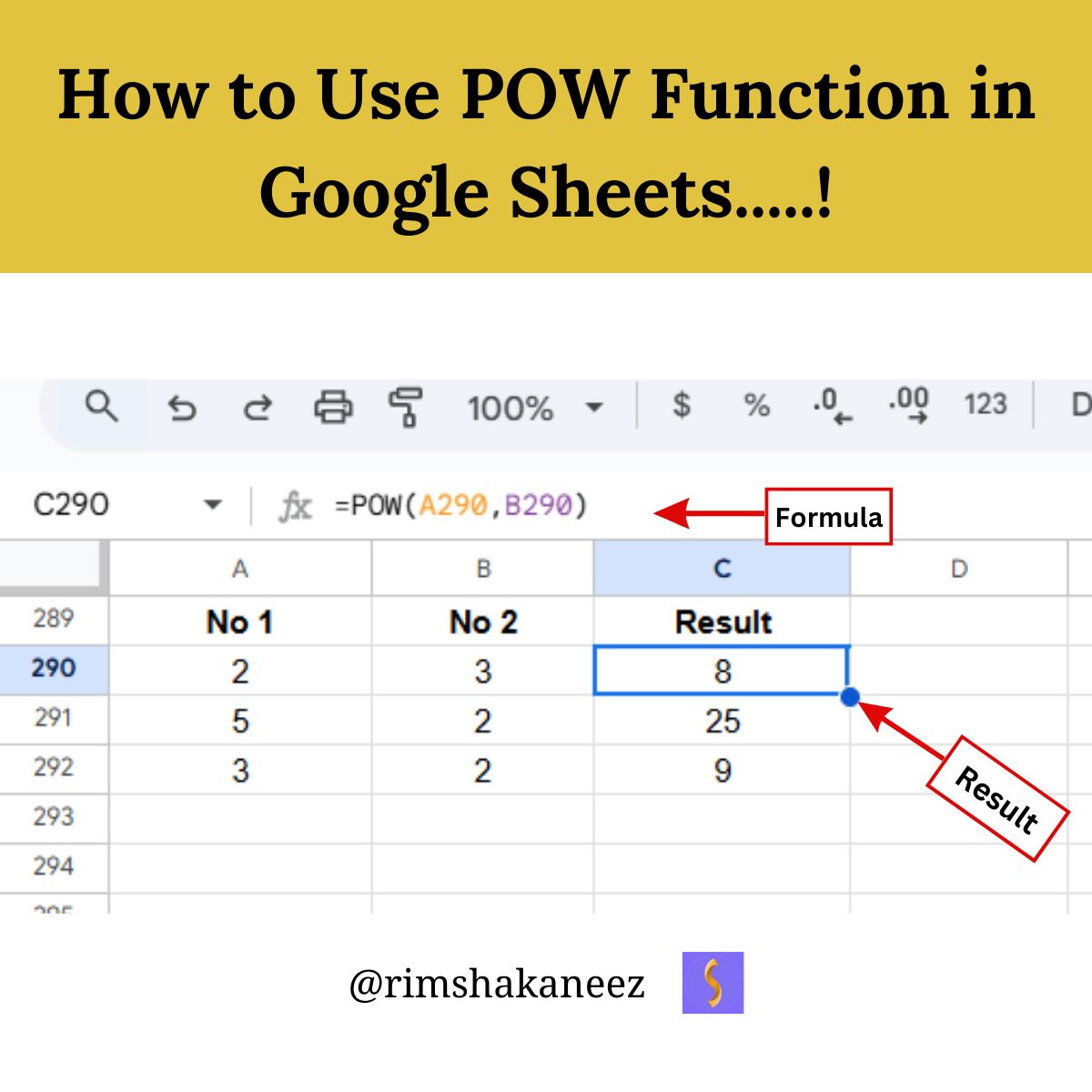 #googlesheets #powfunction #exponentiation #mathfunctions # ... #googlesheets #powfunction #exponentiation #mathfunctions # ...
