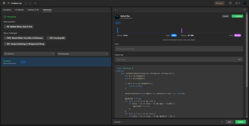AKSHAT ROY on LinkedIn: #100daysofcode #leetcode #algorithm # ... AKSHAT ROY on LinkedIn: #100daysofcode #leetcode #algorithm # ...