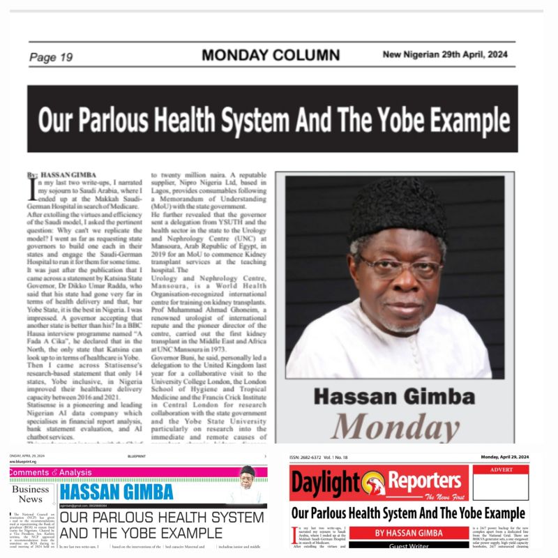 Hassan Gimba posted on LinkedIn Hassan Gimba posted on LinkedIn