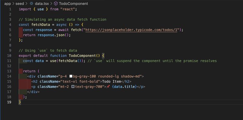 A Game-Changer for Async Data Fetching in React 19 π React 19 ... A Game-Changer for Async Data Fetching in React 19 π React 19 ...