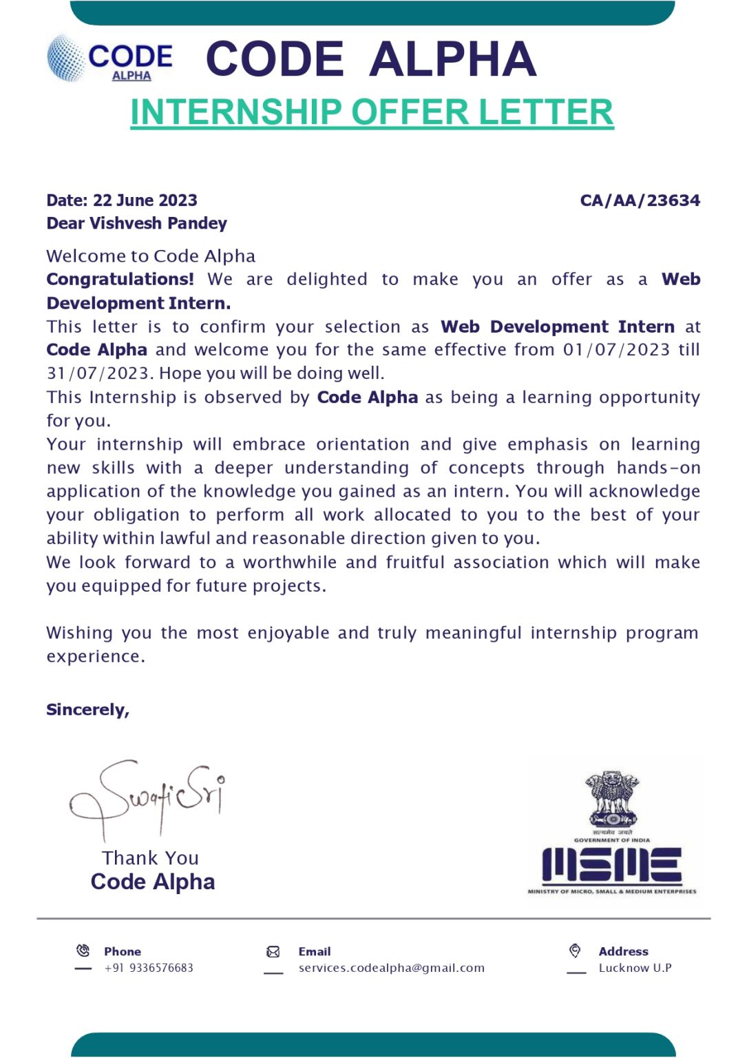 Vishvesh Pandey on LinkedIn: #codealpha #webdevelopment #intern # ... Vishvesh Pandey on LinkedIn: #codealpha #webdevelopment #intern # ...