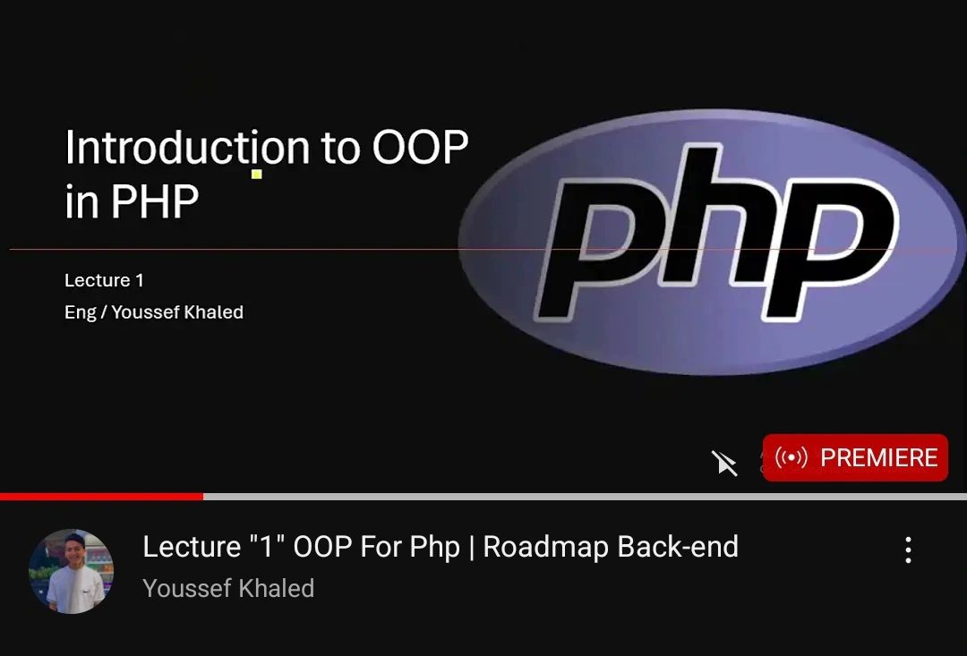 OOP course in PHP by BackendTrek | Youssef Khaled posted on the topic ... OOP course in PHP by BackendTrek | Youssef Khaled posted on the topic ...