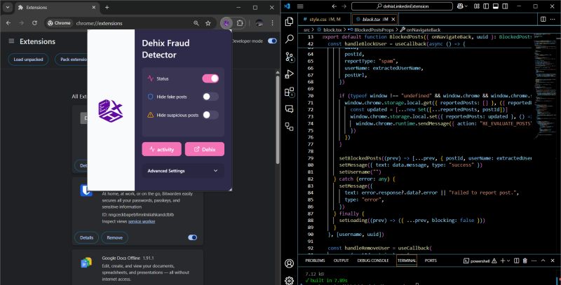 #webdev #chromeextension #reactjs #typescript #buildinpublic # ... #webdev #chromeextension #reactjs #typescript #buildinpublic # ...