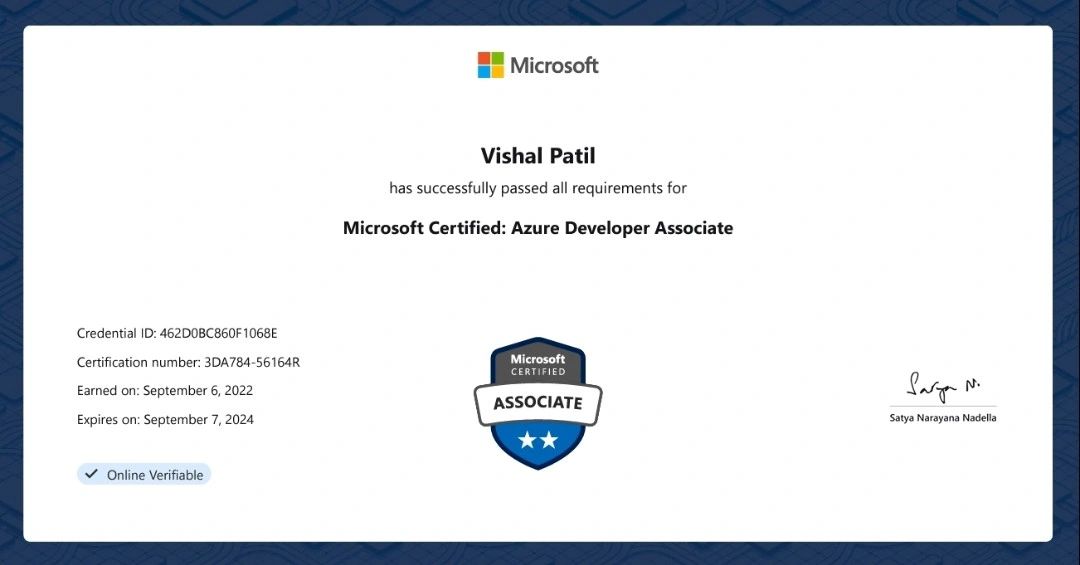 Vishal Patil on LinkedIn: So fast one year gone ... Renewed again for ... Vishal Patil on LinkedIn: So fast one year gone ... Renewed again for ...