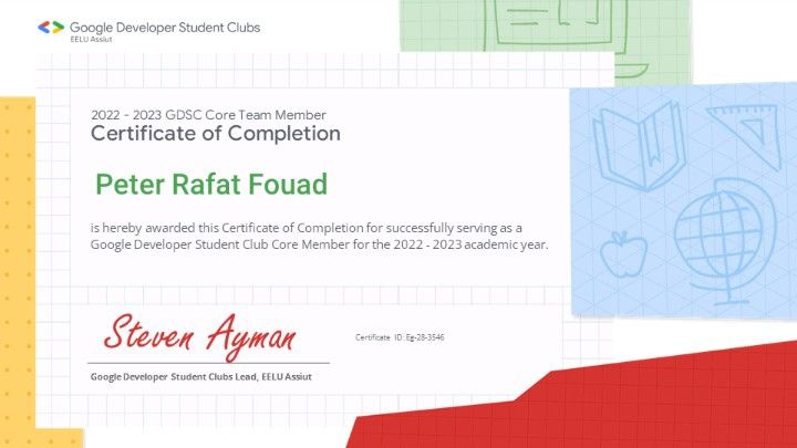 Peter Rafat on LinkedIn: #gdsc #gdsceeluassiut #gdscmena # ... Peter Rafat on LinkedIn: #gdsc #gdsceeluassiut #gdscmena # ...